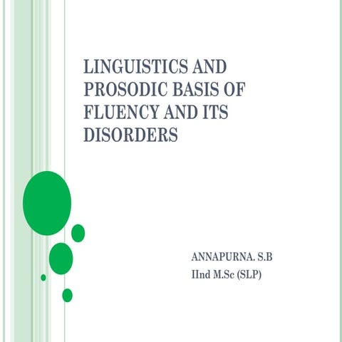 Linguistic N Prosodic Basis Ppt