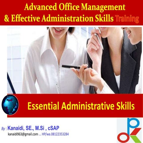 Essential Administrative Skills_Materi Pelatihan ADVANCED OFFICE ...