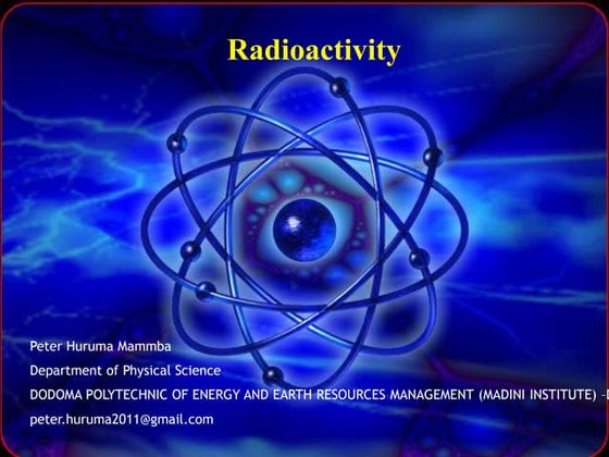 Brief History of Radioactivity | PPTX