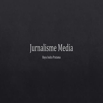 Jurnalisme | PPTX