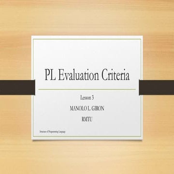 3. criteria | PPT