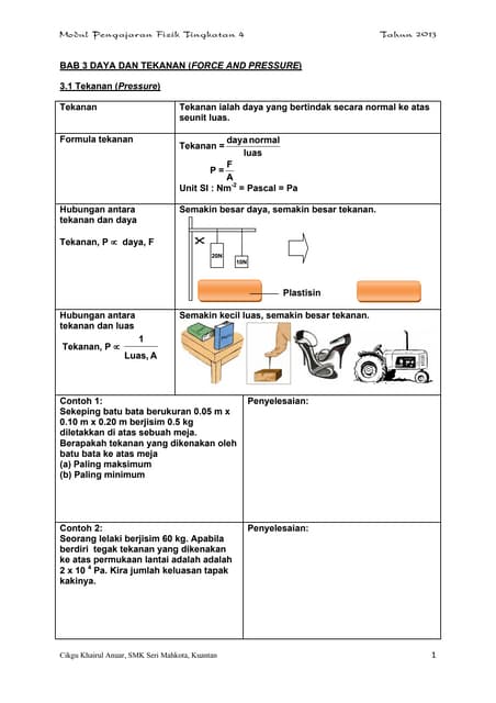 Formula fizik f4 | DOCX