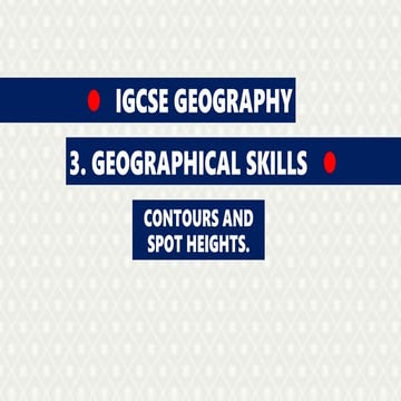 Lesson 9 How Do I Measure Height On A Map | PPT