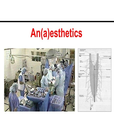 Inhalational Anesthetic Agents | PPT