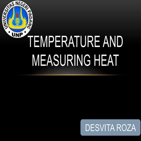 3. temperature and measuring heat | PPT
