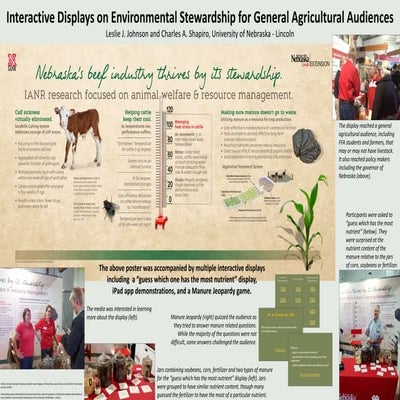 Interactive Displays on Environmental Stewardship for General ...