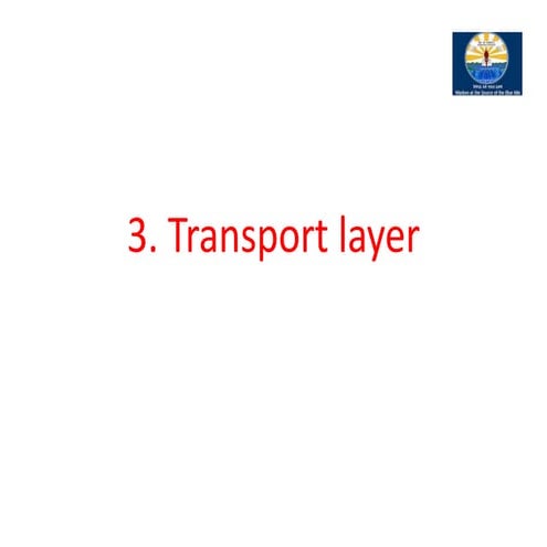 3. transport layer | PDF