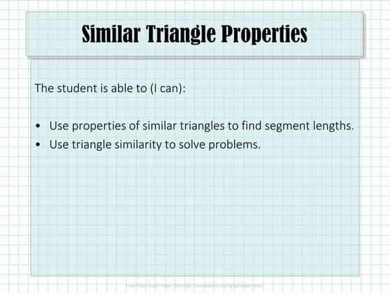 3.8.4 Triangle Similarity | PPT