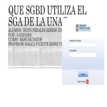 Sga unac | PPTX