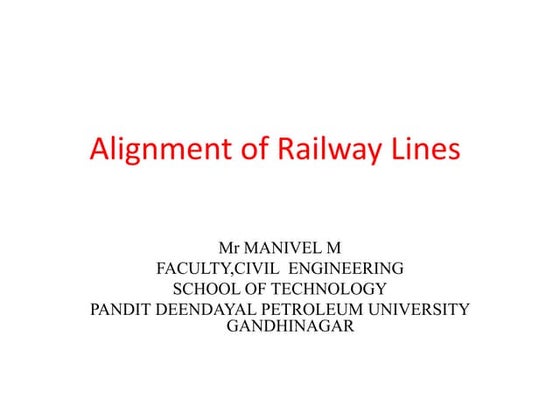 Components of railway track | PPT