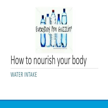Water intake | PPT