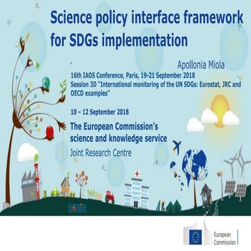 IAOS 2018 - Science policy interface framework for SDGs implementation ...