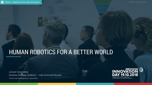 Improving Quality Of Life Through Human Centered Robotics By Lennert