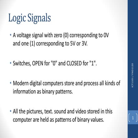 logic signals | PPT
