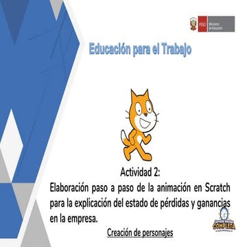 1. descripcion de la interfaz de usuario de scratch | PDF