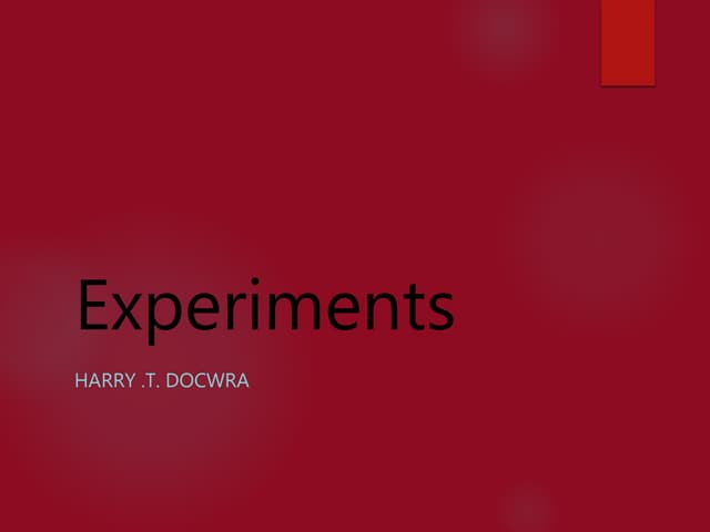 Project 4 production experiments ghost game | PPTX