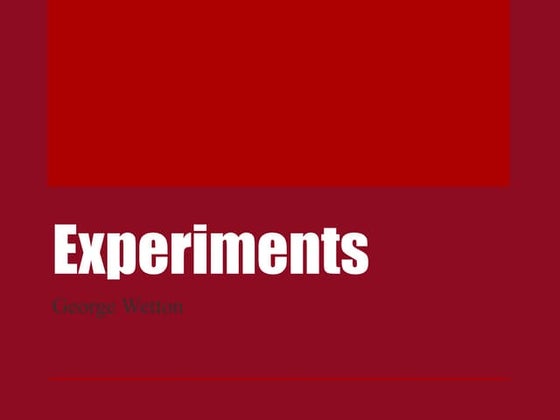 3. production experiments(2) | PPT