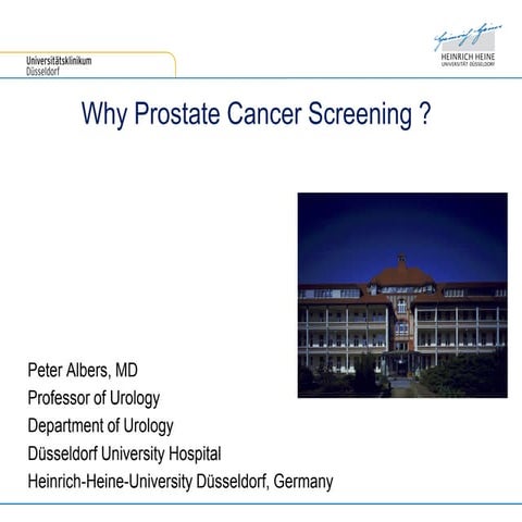 Prostate cancer (screening) | PPT