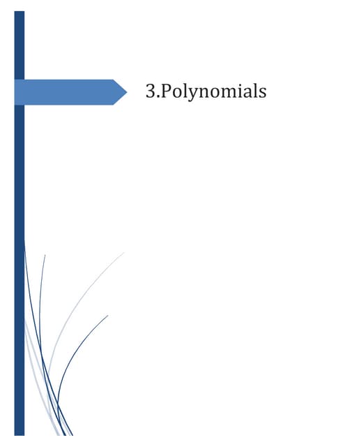 Class X Maths Polynomials Ppt 7754