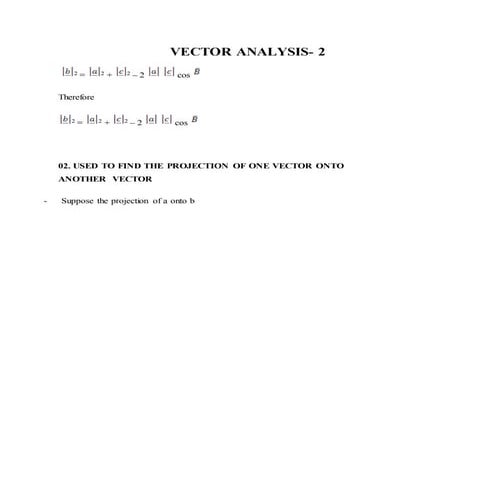 VECTOR ANALYSIS- 2 | DOCX
