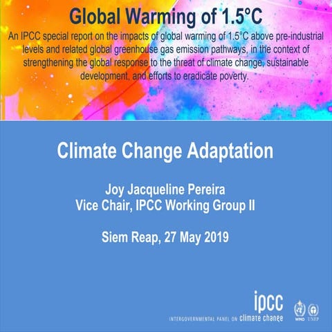 Climate Change Science: Impact and Adaptation | PPTX