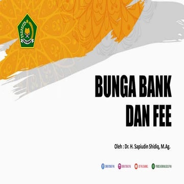 KB 3 Bunga Bank dan Fee | PPTX