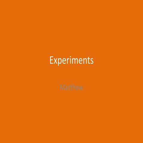 3. production experiments 2 | PPT
