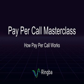 How Pay Per Call Works | Pay Per Call Masterclass | PPT