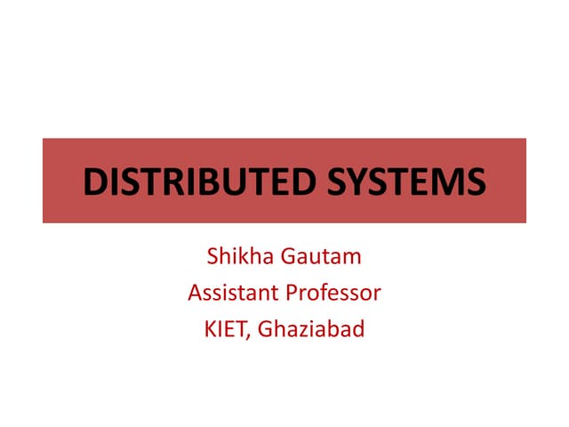 Distributed Mutual Exclusion And Distributed Deadlock Detection Ppt