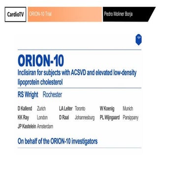 ORION-10 Trial | PPT