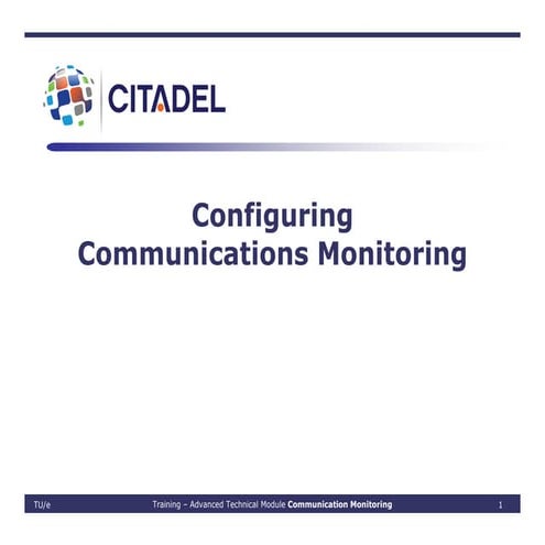 Configuring monitoring | PPT