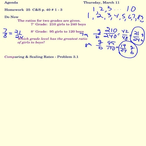 Comparing & Scaling Problem 3 1 Hex | PDF