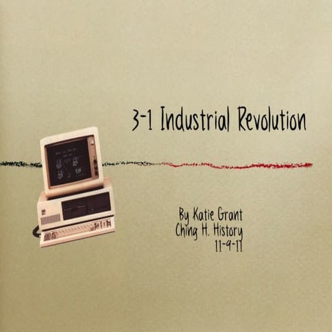 3 1 industrial revolution | PPT