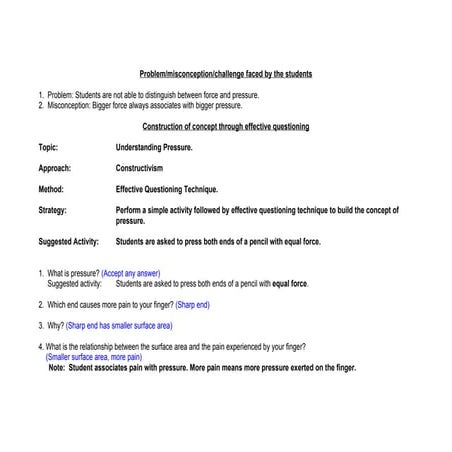 Pressure PHYSICS CHAPTER , PRESSURE pptx | PPTX