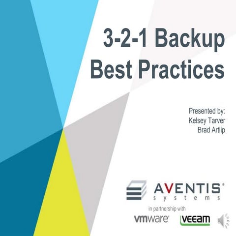 3 2-1 Backup Best Practices | PPTX