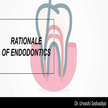 Rationale of endodontics | PPTX