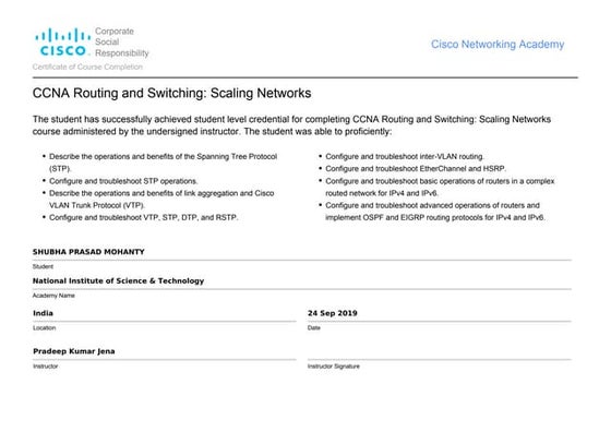 CCNA Routing and Switching: Scaling Networks | PDF