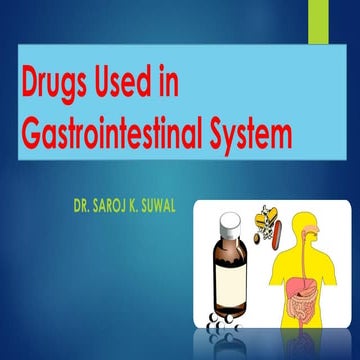 3. drugs used in gastrointestinal system | PDF