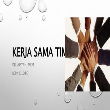 3.kerja sama tim ppih 2018 | PPTX