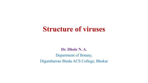 Virology | PPTX | Biological Sciences | Science