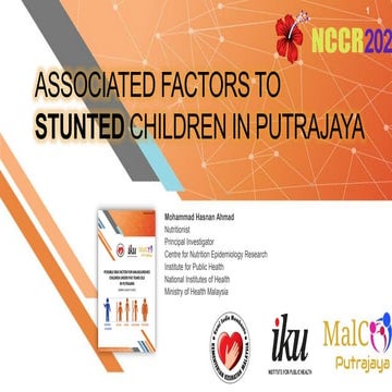 ASSOCIATED FACTORS TO STUNTED CHILDREN IN PUTRAJAYA | PDF