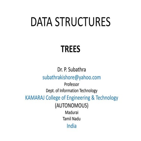31 Trees Introduction Binary Trees And Binary Search Trees Ppt