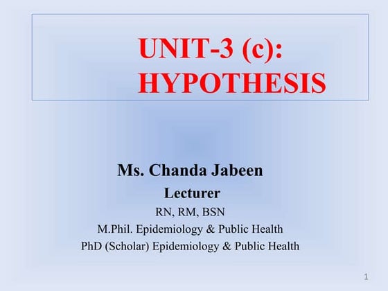 Hypothesis_Presentation_Visual.pptx and i | PPTX