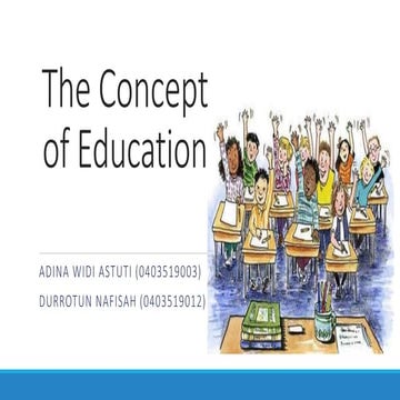 Concept of Education | PPTX
