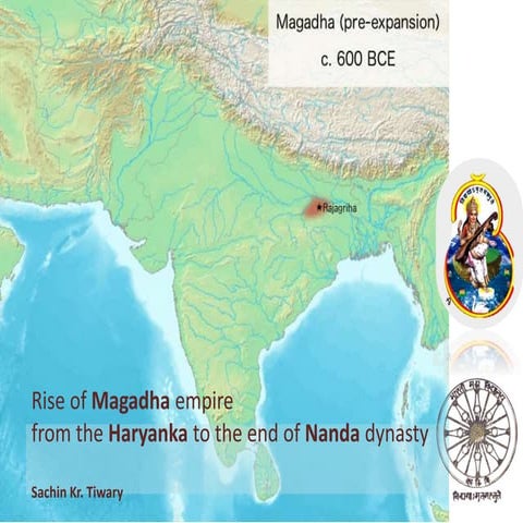 Rise of Magadha empire from the Haryamka to the end of the Nanda ...