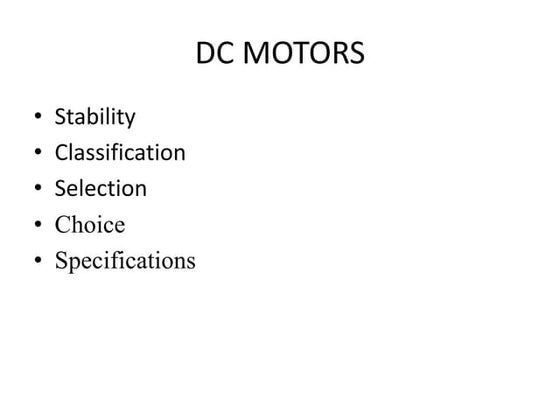 Classes of motor duty | PDF