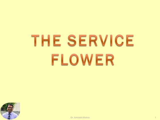 Flower of service marketing | PPTX