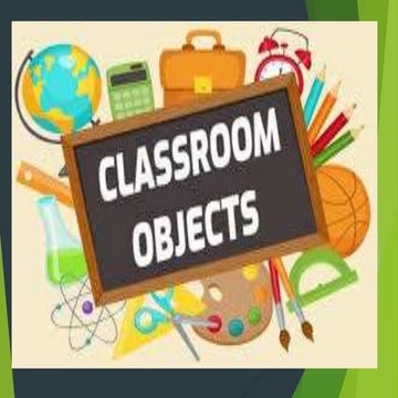 3. There is- There are (classroom objects) | PPTX