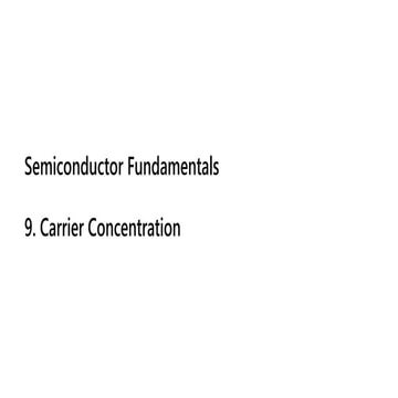 Semiconductor Fundamentals 3.3 | PDF