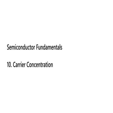 Semiconductor Fundamentals 3.4. | PPT